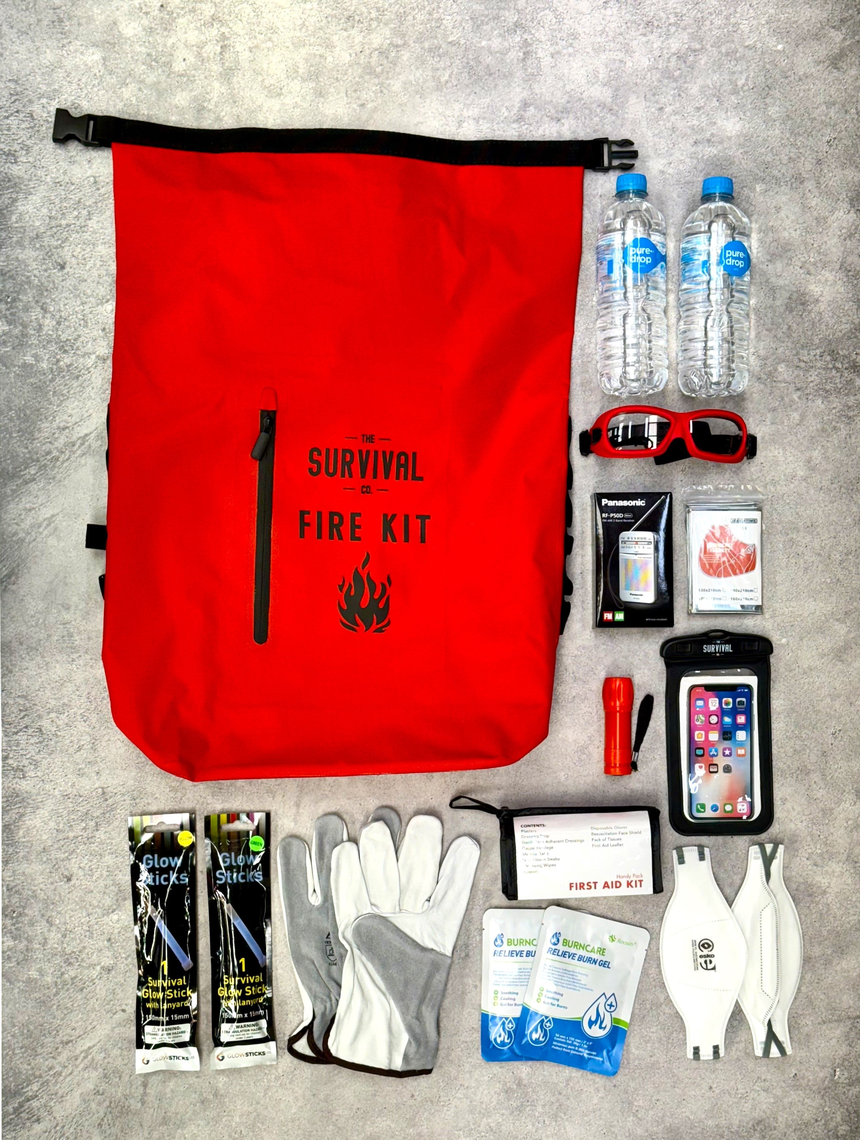 Fire Evacuation Kit 1 Person 1 Person by The Survival Co.